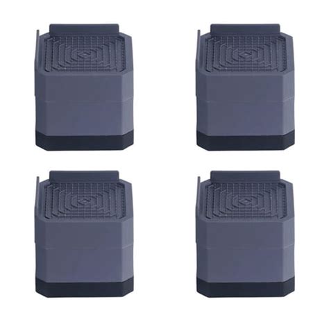 Gzcw 4pcs Rectangle Furniture Riser Stackable Heavy Duty Bed Riser Anti