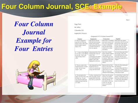 Column In Journal At Archer Ruth Blog