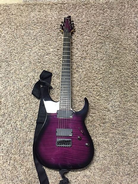 Schecter Banshee 7a Purple Burst Reverb