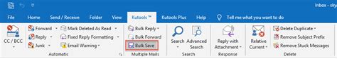 Quickly Export Multiple Emails To Separate Text Files In Outlook