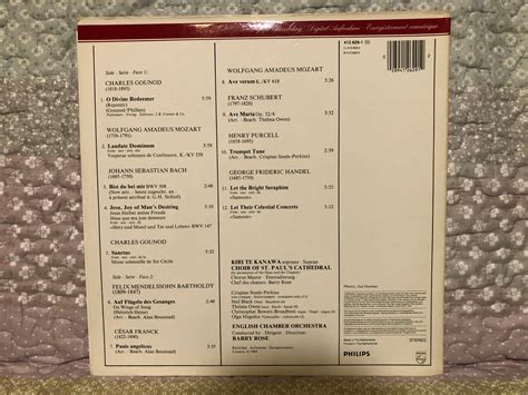 Kiri Te Kanawa Choir Of St Pauls Cathedral Ave Maria Philips Digital Classics Philips