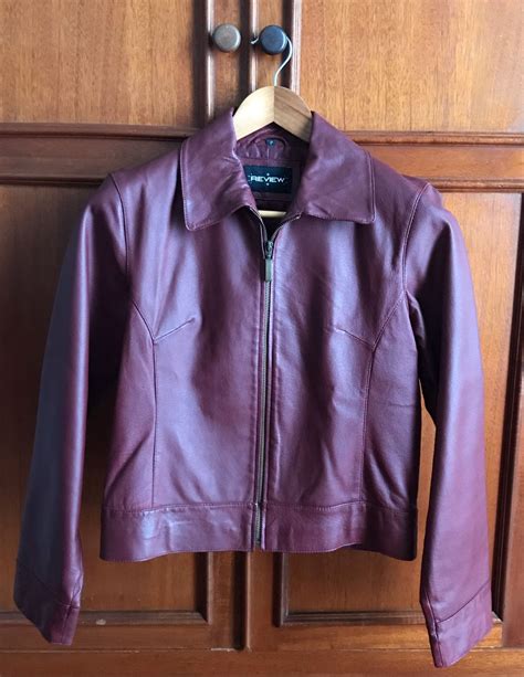 Jaqueta Em Couro Legítimo Casaco Feminino Usado 52646887 Enjoei