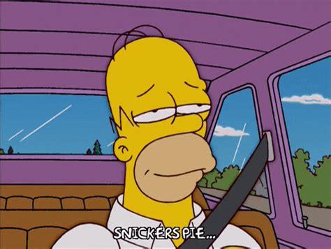 Homer Simpson Drooling Hungry 