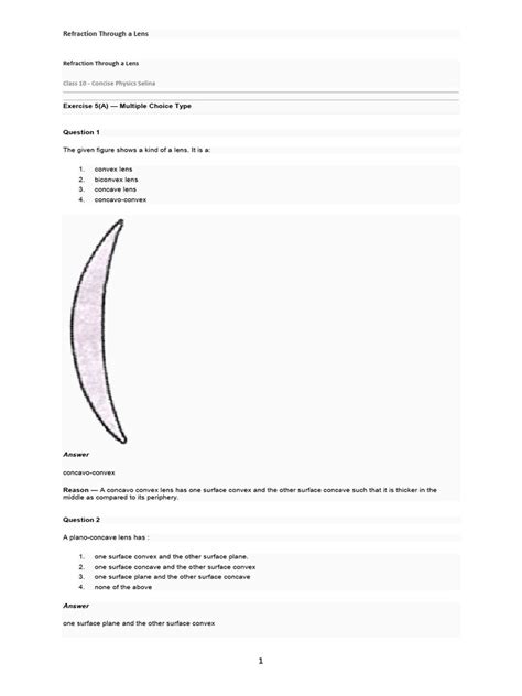 Physics Refraction Through A Lens Download Free Pdf Optics Glass Physics Refraction Through A Lens Download Free Pdf Optics Glass