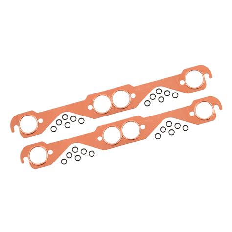 Mr Gasket 7150mrg Exhaust Gaskets Small Block Chevy Round Ports