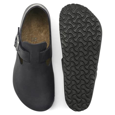 London Pelle Oliata Black Birkenstock