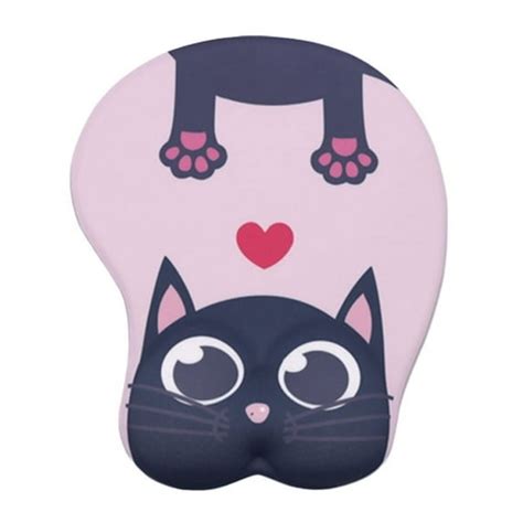 3d Mouse Pad Soft Silicone Cute Mouse Mat Wrist Rests Cushions Mousepad