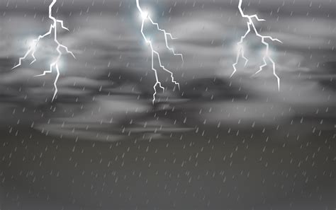 Thunder Sky Vector Art Icons And Graphics For Free Download