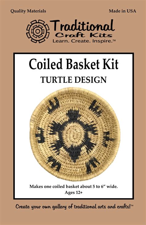 Coil Basket Weaving Kit Traditional Craft Kits Coiled Basket Kit For