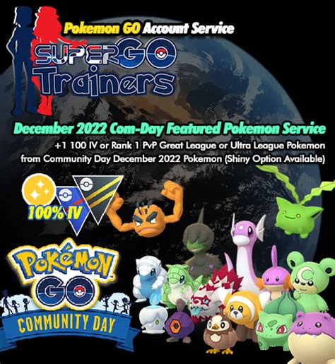 December 2022 Comday Featured Pokemon Service Pokemon Go