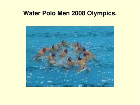 Ppt The Hungarian Mens National Water Polo Team Powerpoint