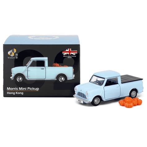 全新 聖誕交換禮物 Tiny微影 Morris Mini Pickup 合金模型車 可動式機關 藍色南瓜 蝦皮購物