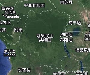 刚果金地图刚果金卫星地图 谷歌卫星地图