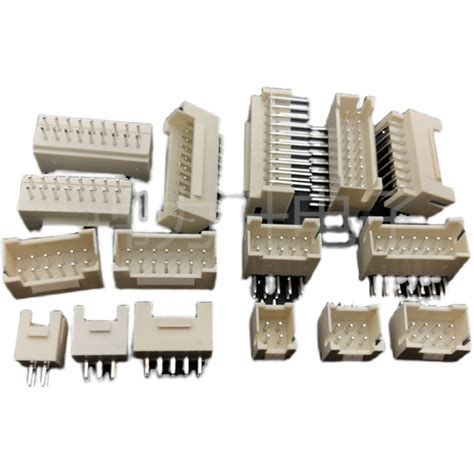 Phb20mm带扣直针弯针插针母座针座带锁扣双排22p3p4p5p6p10p虎窝淘