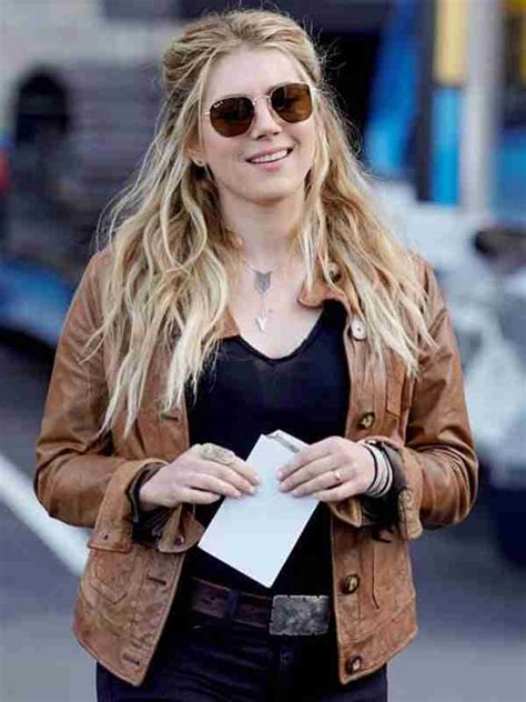 Jenny Hoyt Big Sky Brown Leather Jacket The Movie Fashion