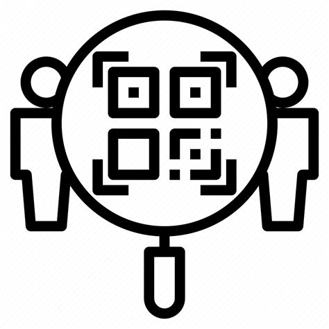 Preview Qr Code Research Information Demography Icon Download On