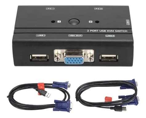 Manual De Kvm Usb Vga De 2 Puertos Para Compartir Pc 1 Monit Mercadolibre