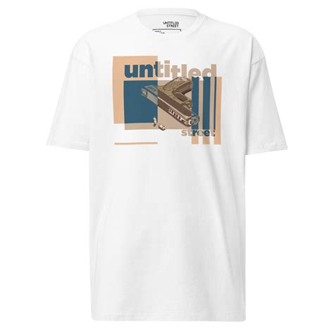 Beige Gun Mens Premium Heavyweight Tee Untitled Street