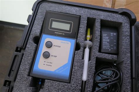 Quantek Instruments Model 901 Head Space Oxygen Analyzer Handheld In Case