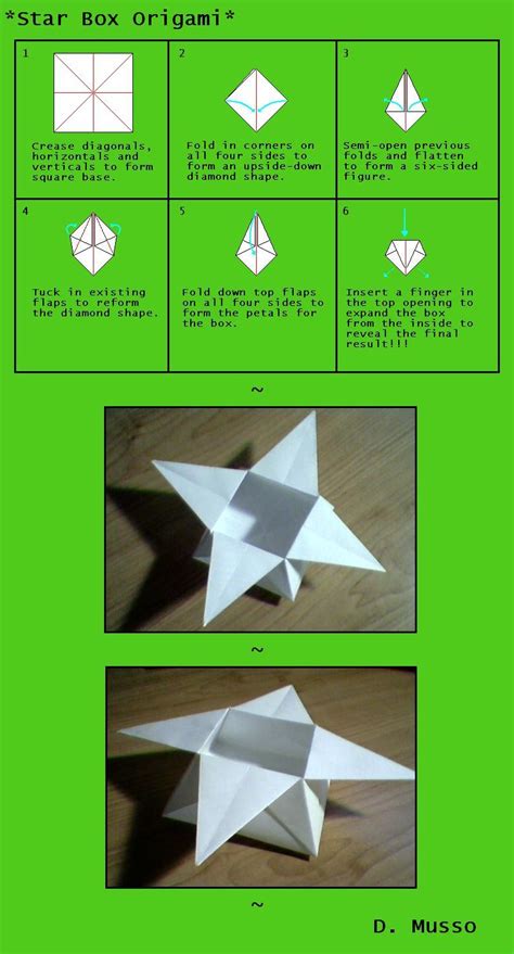 Origami Star Box Diagram A Beginners Guide All About Origami