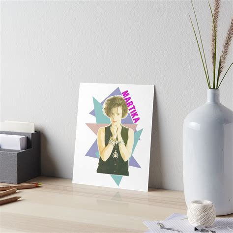 Martika 80s Pop Singer Art Board Print By Stayrad Redbubble