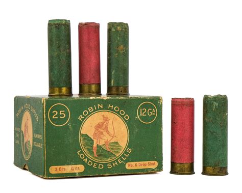 At Auction Rare Robin Hood Shell Box And Shells