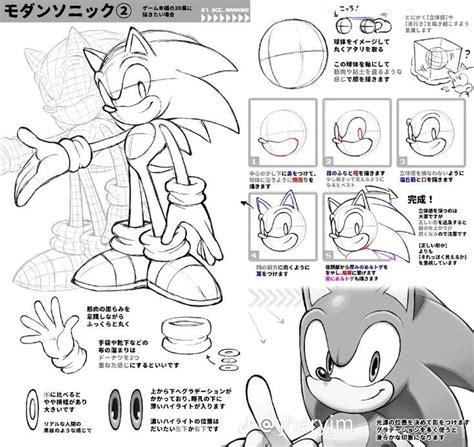 Pin De Thaey En Sonic Tutorial De Dibujo Diseño De Personajes Cómo