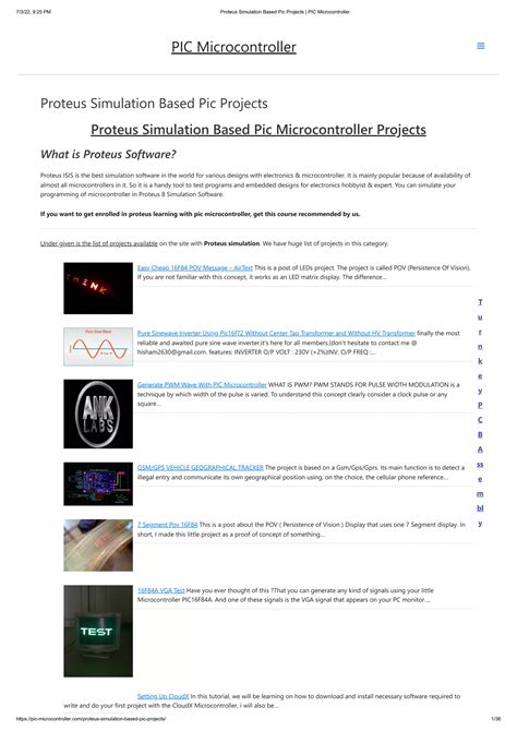 proteus simulation based pic projects pic microcontroller pdf