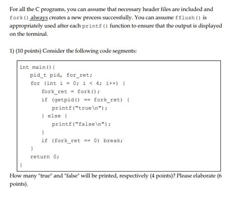 For All The C Programs You Can Assume That Necessary Header Files Are