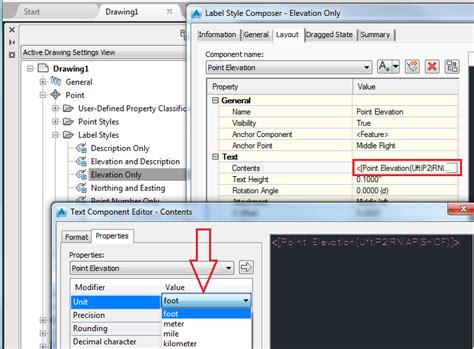 cogo point elevation difference autodesk community