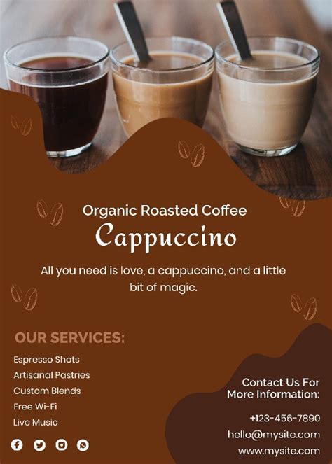 Online Free Cafe Flyer Maker Lightx