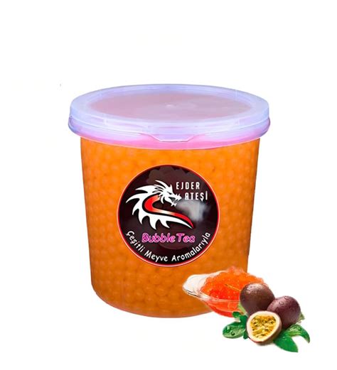 Çarkıfelek Aromalı Bubble Tea İncileri 2 5 Kg Popping Boba Bubble Tea Tapyoka