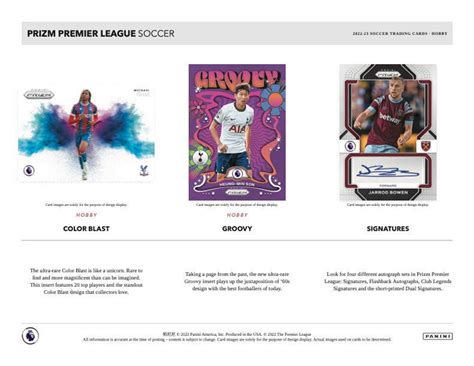 2022 23 Panini Prizm English Premier League Soccer Hobby 12 Box Case