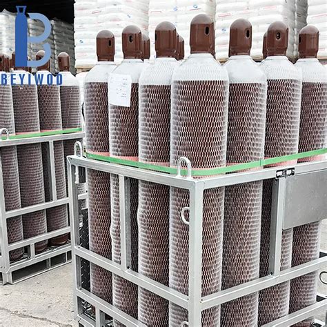 Dot 3aa 2400psi Seamless Steel Argon Gas Cylinder 300cf 235mm High