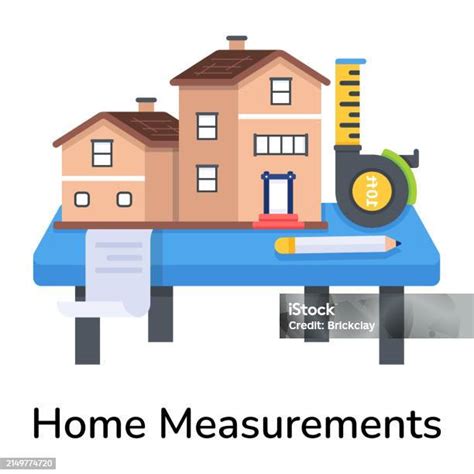 Ilustración De Medidas En El Hogar Y Más Vectores Libres De Derechos De