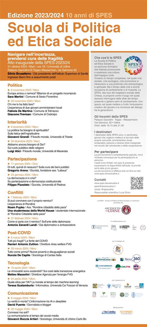 La Spes Va In Doppia Cifra Ecco Ledizione 2023 2024 La Decima Della