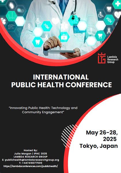International Public Health Conference Iphc 2025 Kindcongress