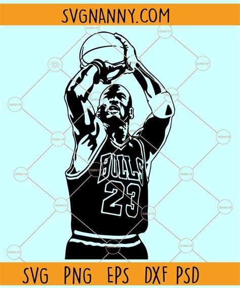 Michael Jordan 23 Svg Michael Jordan Svg Jordan Logo Svg Basketball