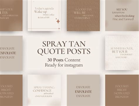 Spray Tan Quotes Instagram Templates Premium Instagram Posts Spray