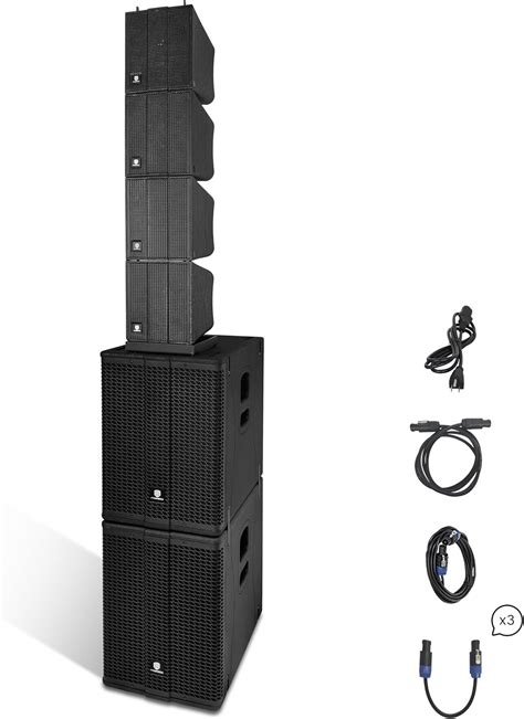 Proreck Stage Pro 12 8000w Powerful Pa Speaker System With