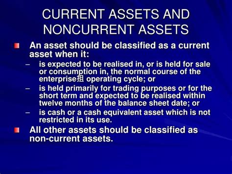Ppt Current Assets And Noncurrent Assets Powerpoint Presentation