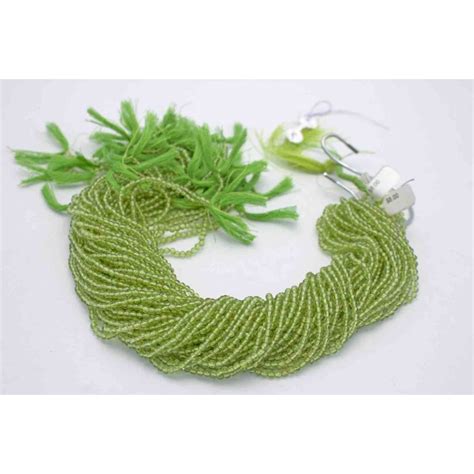 3mm Smooth Peridot Beads By Strand