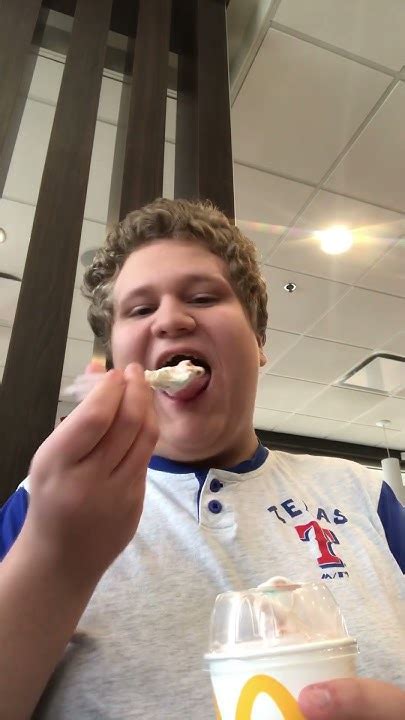 Trying A Mcflurry For The First Time Mandms Mcflurry Youtube