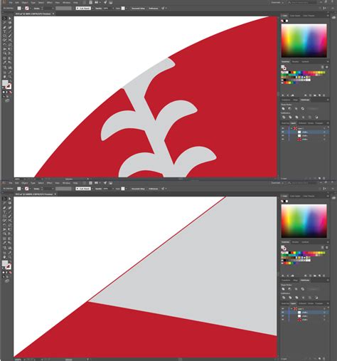 edges of two objects not lining up after intersect adobe community