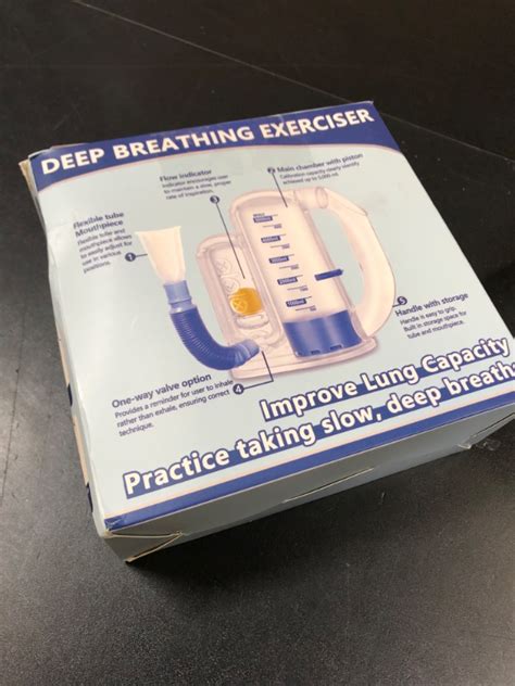 Incentive Spirometer Adult Breathing Exercise Device For Lungs Deep