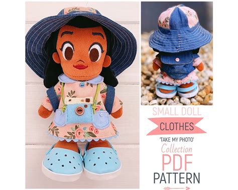 Digital Pdf Sewing Pattern Small Doll Clothes Folksy