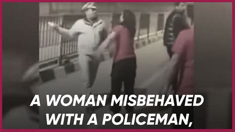 Bathinda A Woman Misbehaved With A Policeman The Video Went Viral
