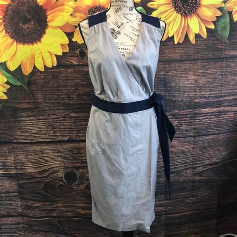 Ava And Aiden Dresses Ava Aiden Faux Wrap Dress With Tie Poshmark