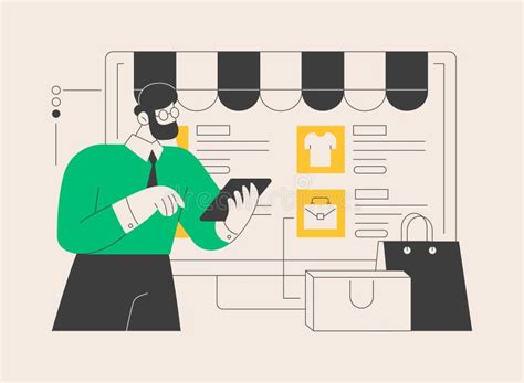 Smart Retail Abstract Concept Vector Illustration Stock Vector