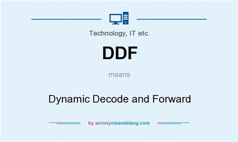 Ddf Dynamic Decode And Forward In Technology It Etc By